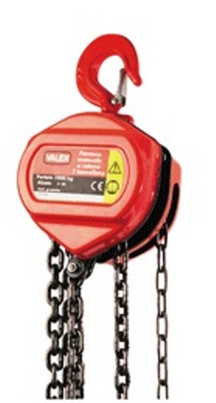 Paranco a catena kg 1000 alzata mt 3 - De Rosa Srl