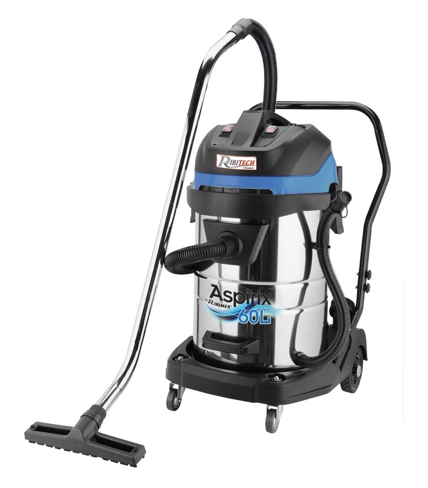 Aspiratore ribimex aspirix 60 lt inox 2000w - De Rosa Srl