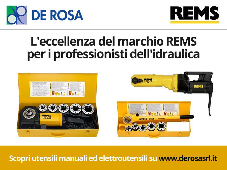L'alta qualità REMS per i tuoi lavori idraulici - De Rosa Edilizia a ...