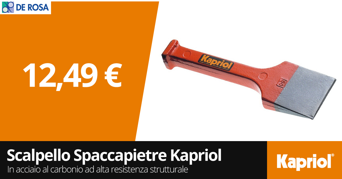 Scalpello spaccapietre Kapriol - De Rosa Edilizia a Napoli e provincia