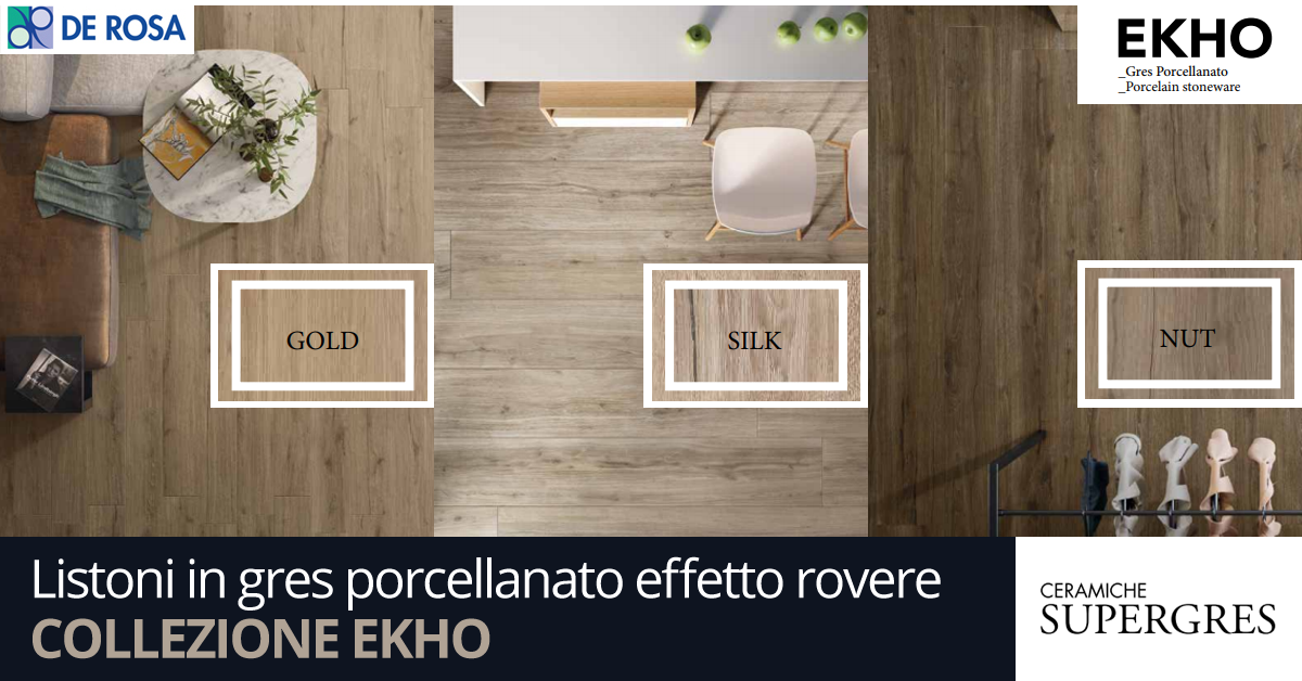 Gres porcellanato effetto rovere: scopri Ekho di Ceramiche Supergres! - De Rosa Edilizia a ...