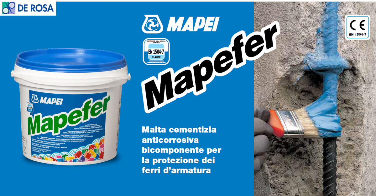 Protezione e risanamento dei ferri di armatura con Mapefer - De Rosa ...