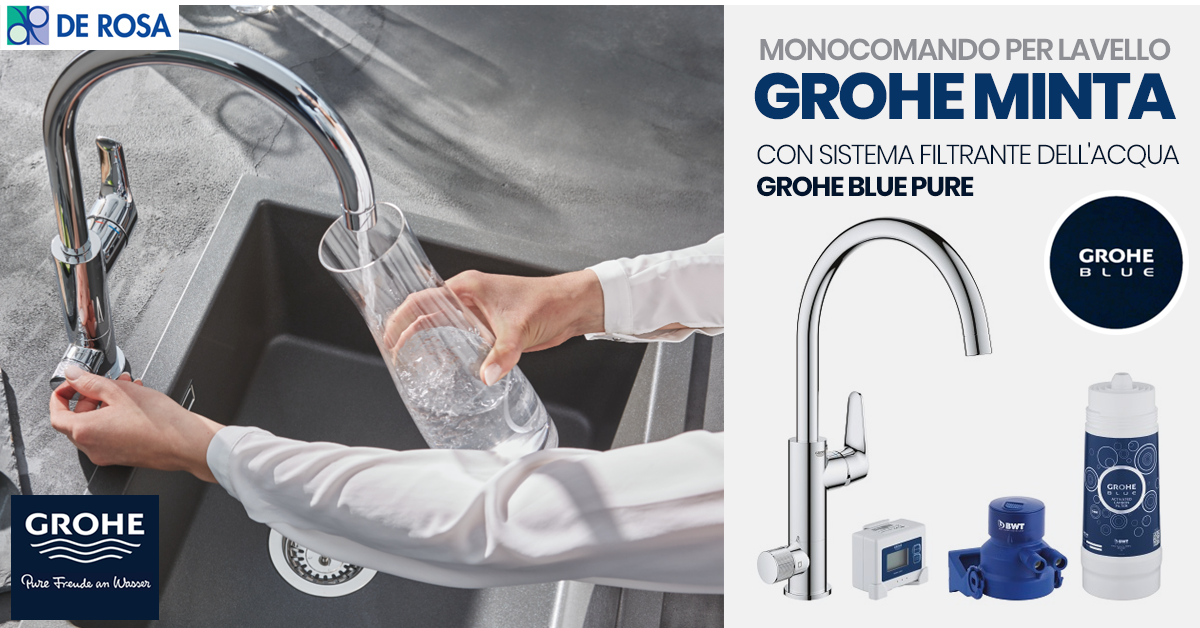 Rubinetto GROHE con filtro Blue Pure - De Rosa Edilizia a Napoli e ...