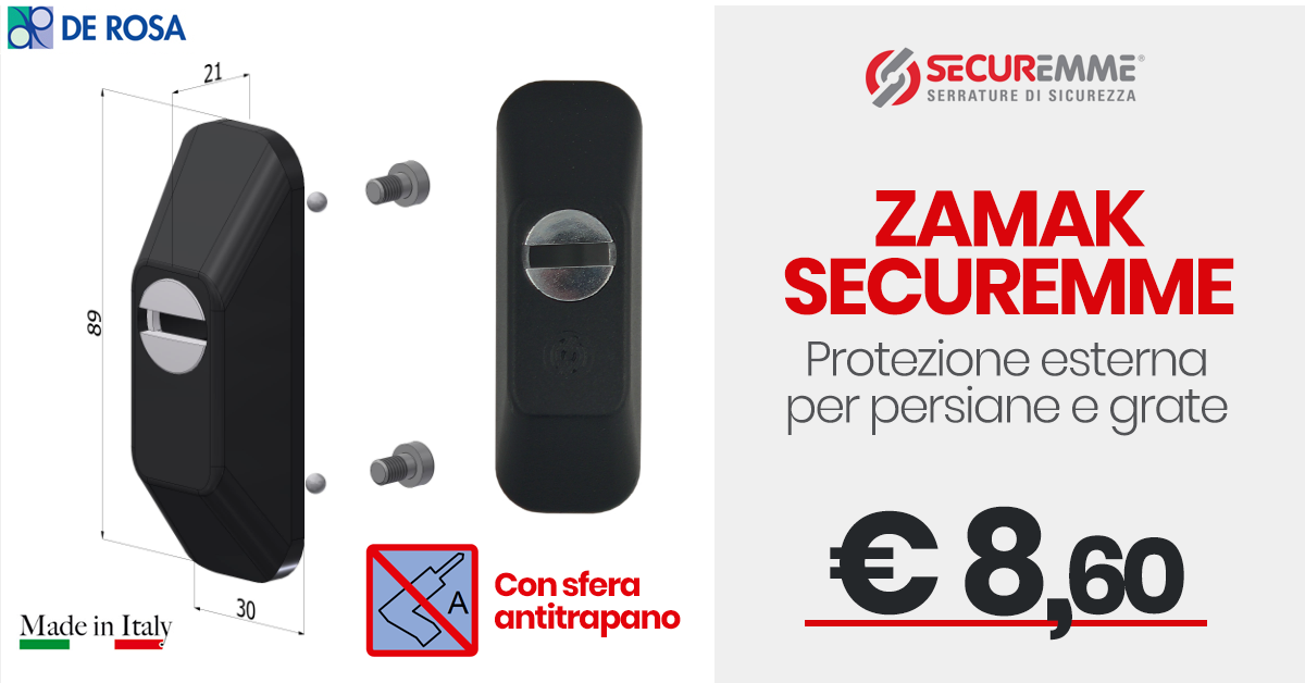 Protector Zamak Securemme per esterni - De Rosa Edilizia a Napoli e provincia