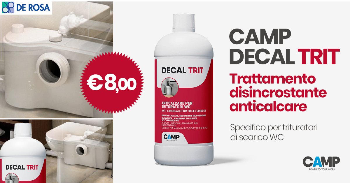 Trattamento anticalcare per manutenzione dei trituratori WC - De Rosa ...