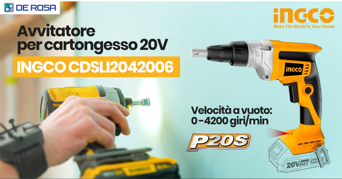 Potenza e precisione per il cartongesso con l’avvitatore INGCO - De ...